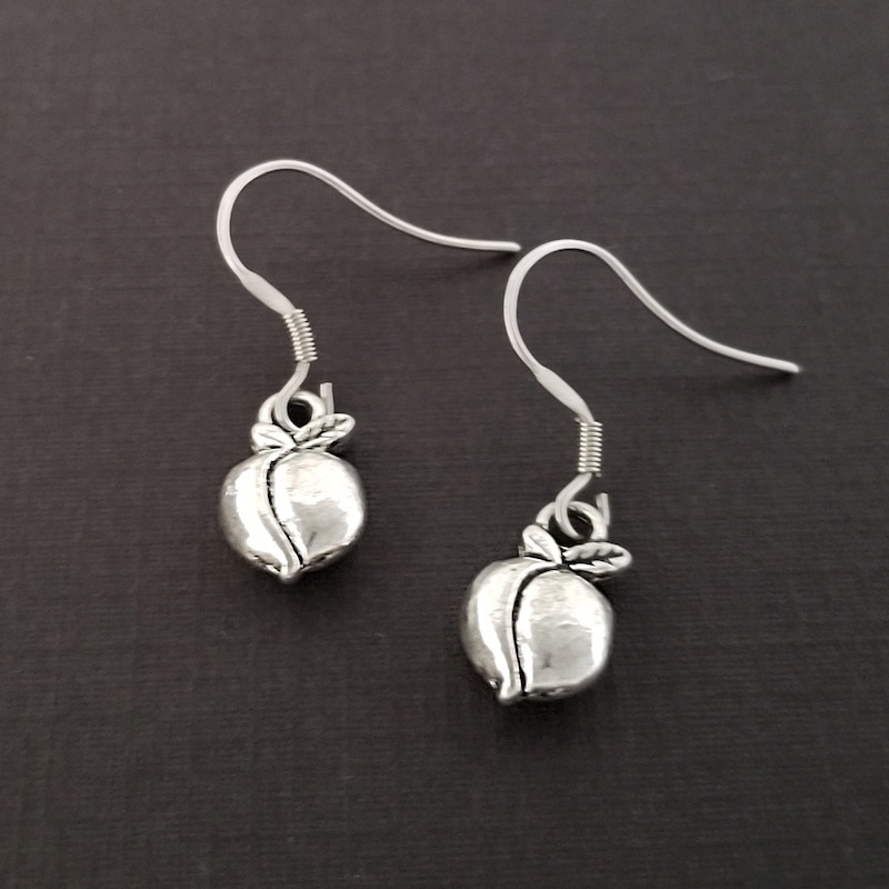 Peach Earrings - Etsy