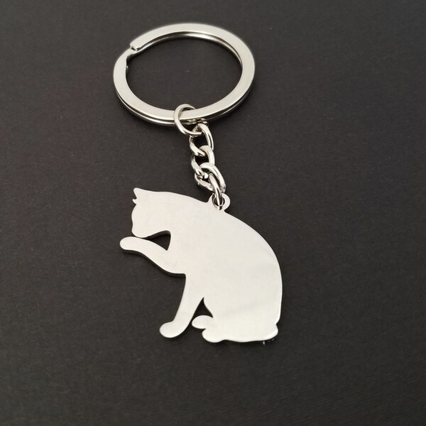Kitty Key Chain - Etsy