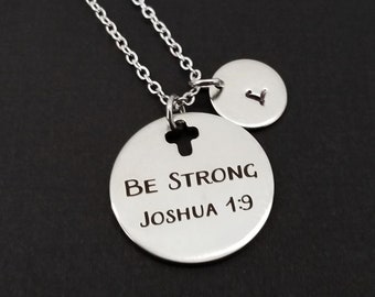 Joshua 1 9 Necklace - Etsy