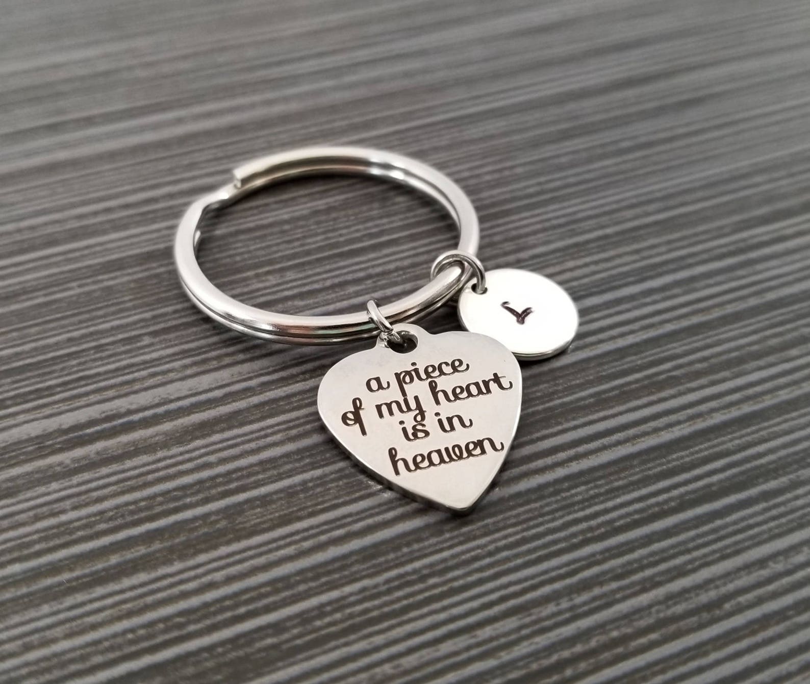 Remembrance Keyring Memorial Keychain Memory Key Ring - Etsy