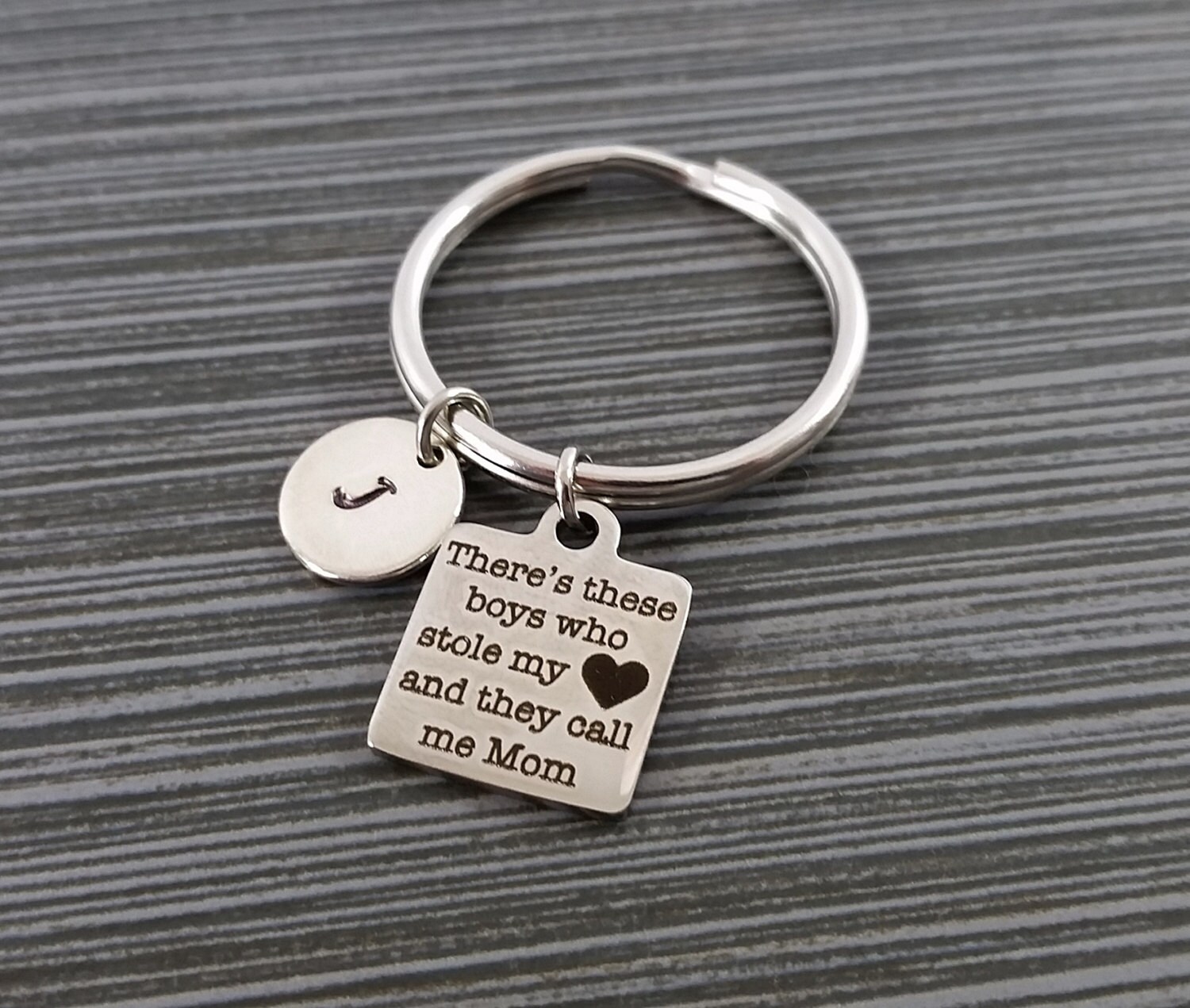 Mother Son Keychain Gift for Mom Custom Gift Mothers Day | Etsy