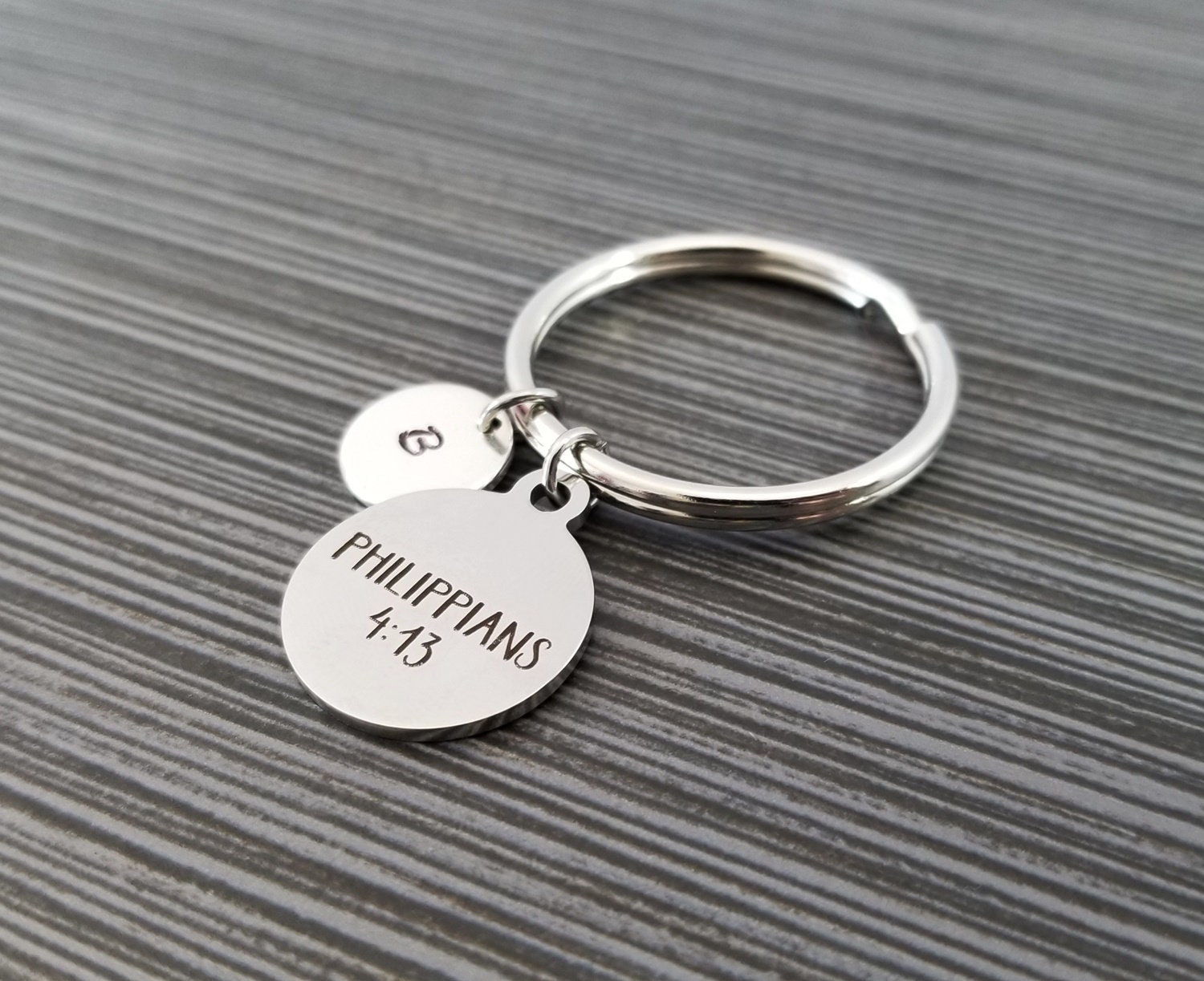 Philippians 4 13 Phil 4 13 Keychain Custom Gift I Can Do | Etsy