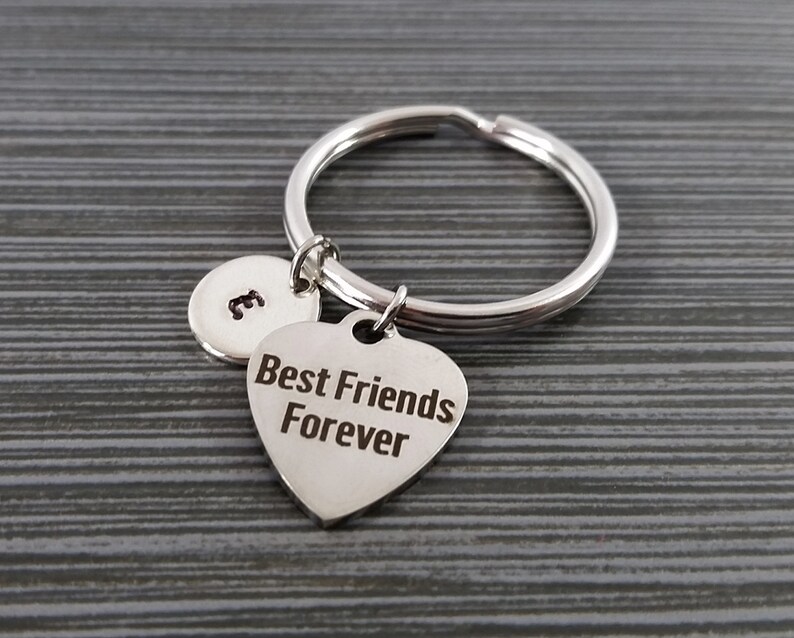Two Best Friends Forever Keychains Best Friend Key Chains - Etsy