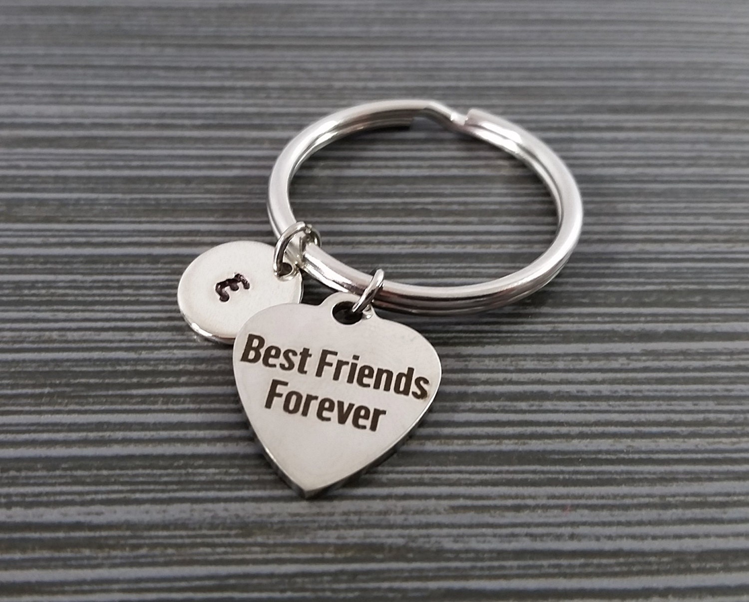Two Best Friends Forever Keychains Best Friend Key Chains | Etsy