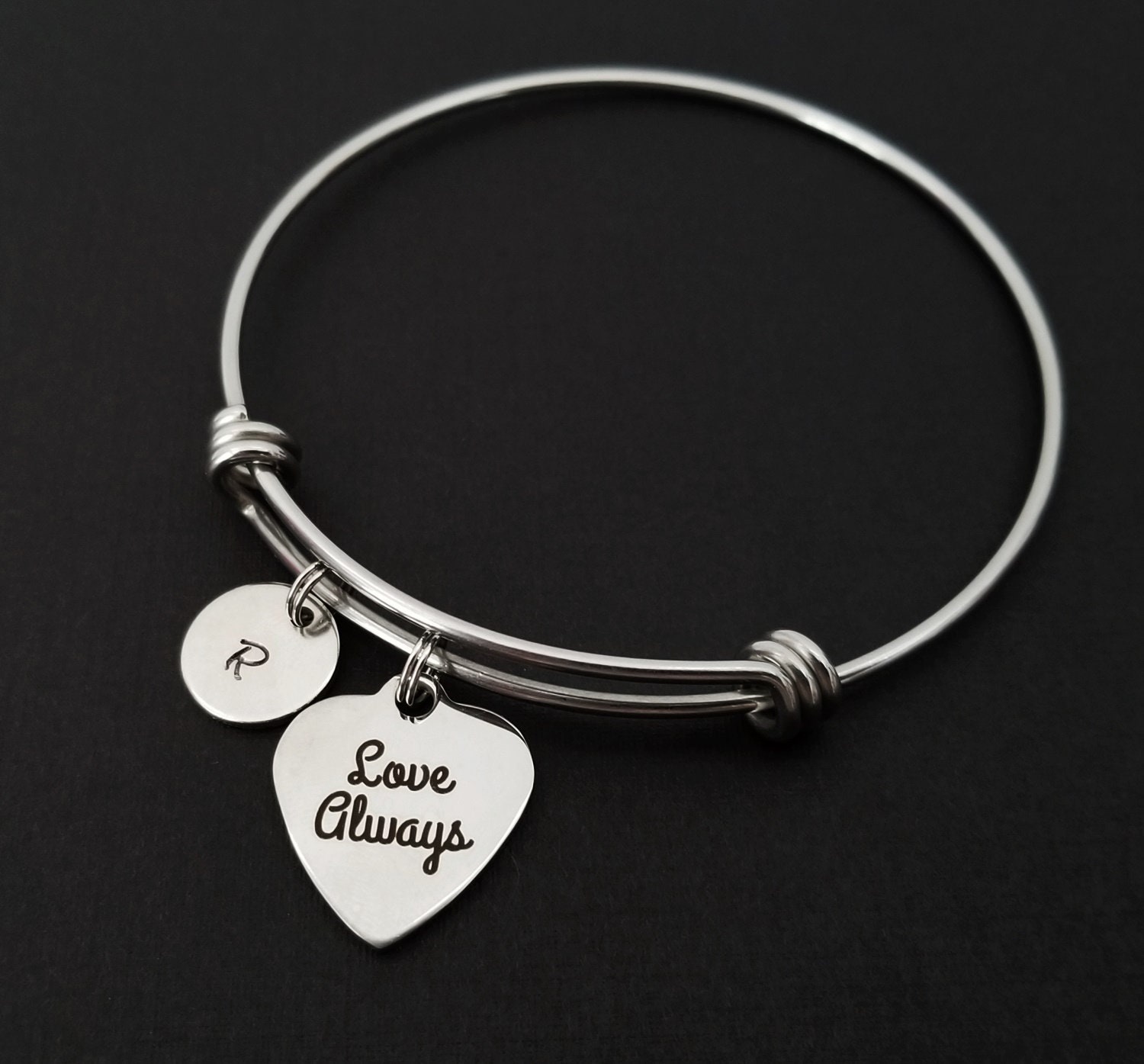 Love Always Bangle Love Always Bracelet Expandable Charm | Etsy