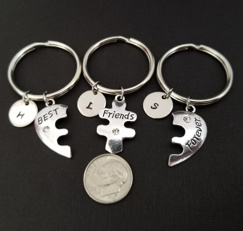 Best Friends Forever Key Chain Best Friend Keychain Gift - Etsy