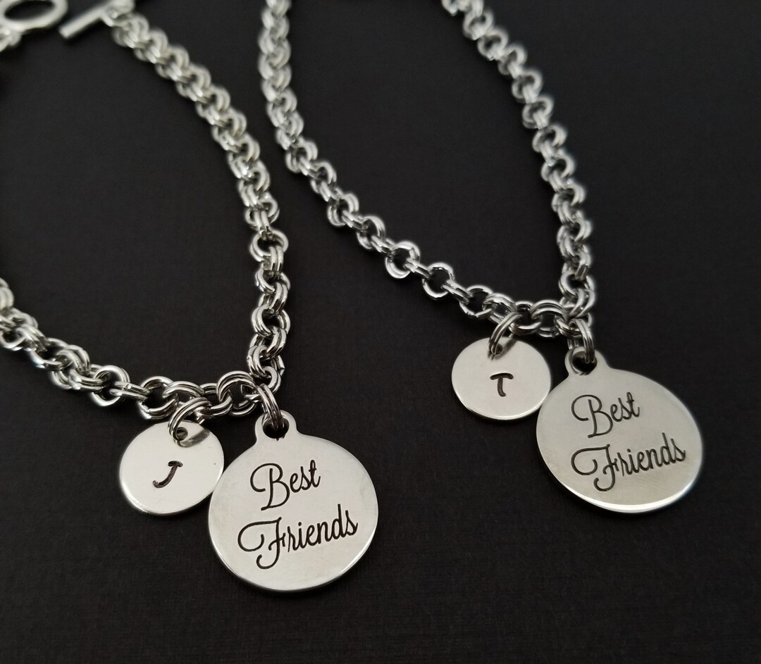 Two Best Friends Bracelets - Gift for Sister - Best Friends Gift ...