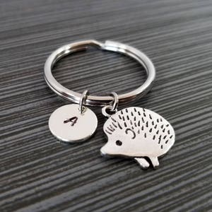 Hedgehog Keychain - Hedgehog Key Chain - Best Friend Gift - Hedgehog ...