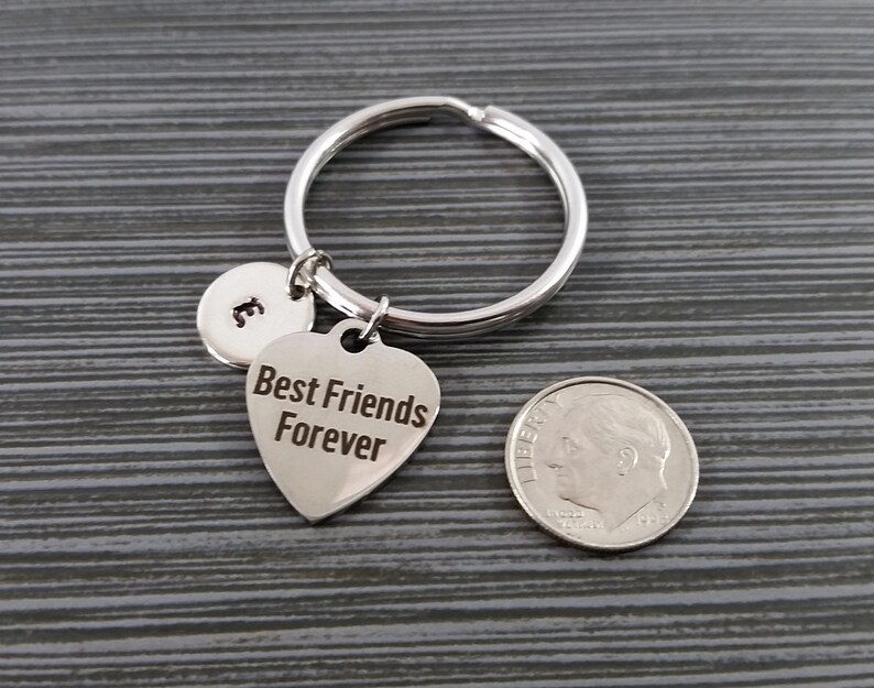 Two Best Friends Forever Keychains Best Friend Key Chains - Etsy