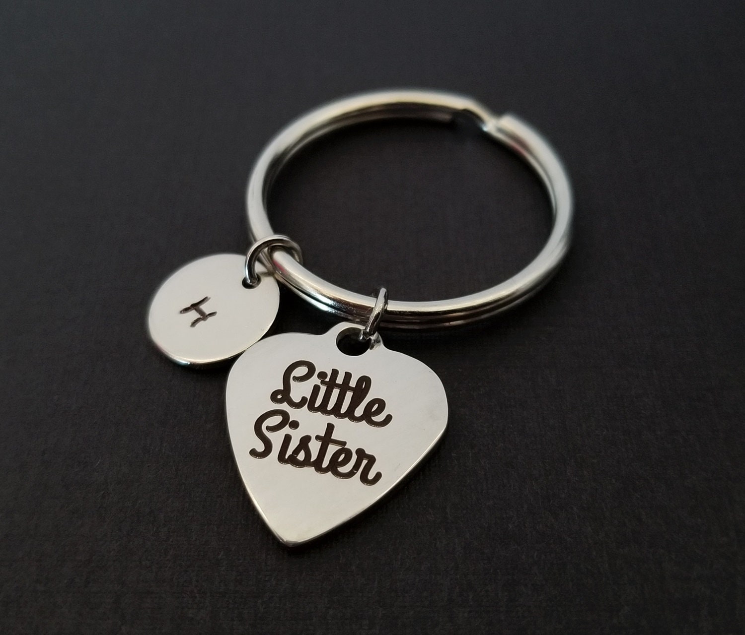 Big Sister Key Chain Little Sister Keychains Gift for | Etsy