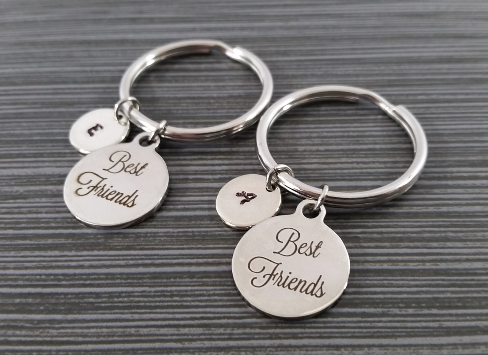 Two Best Friends Keychains Best Friends Key Chains Gift - Etsy