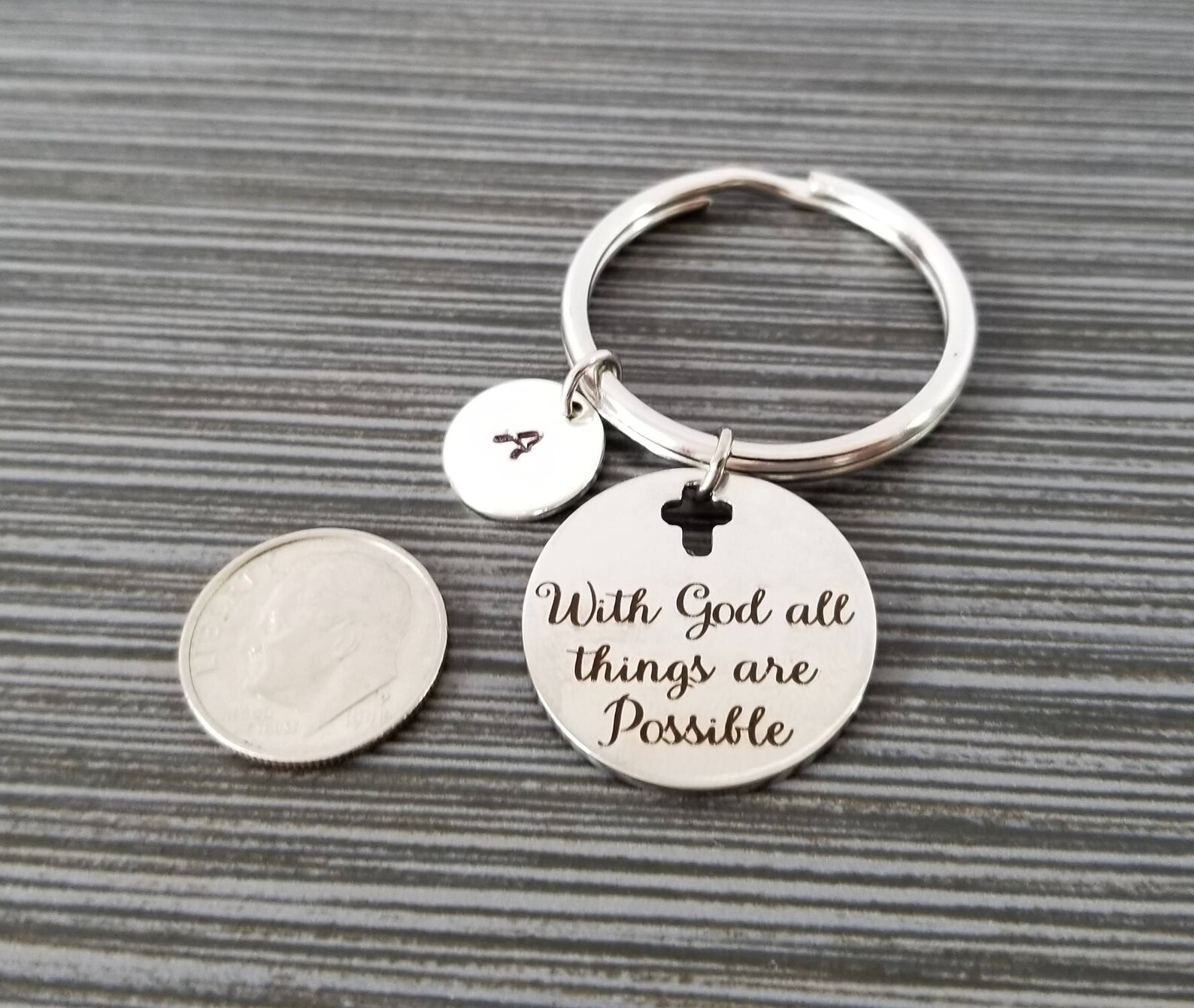 Custom Keychain Bible Verse Keychain Custom Gift With | Etsy