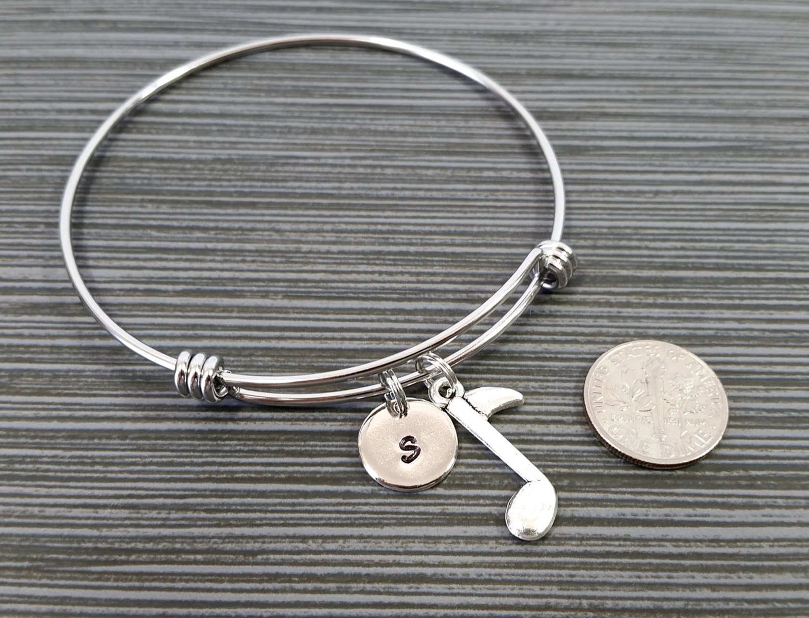 Music Note Bracelet One Eighth Note Bracelet Personalized | Etsy