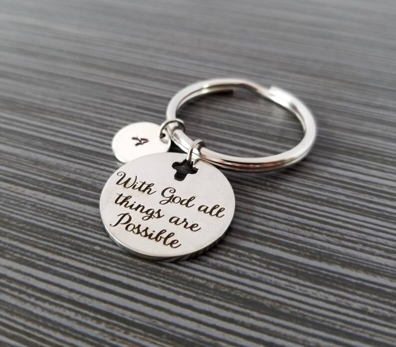 Custom Keychain Bible Verse Keychain Custom Gift With - Etsy