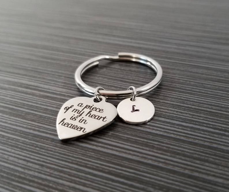 Remembrance Keyring Memorial Keychain Memory Key Ring - Etsy