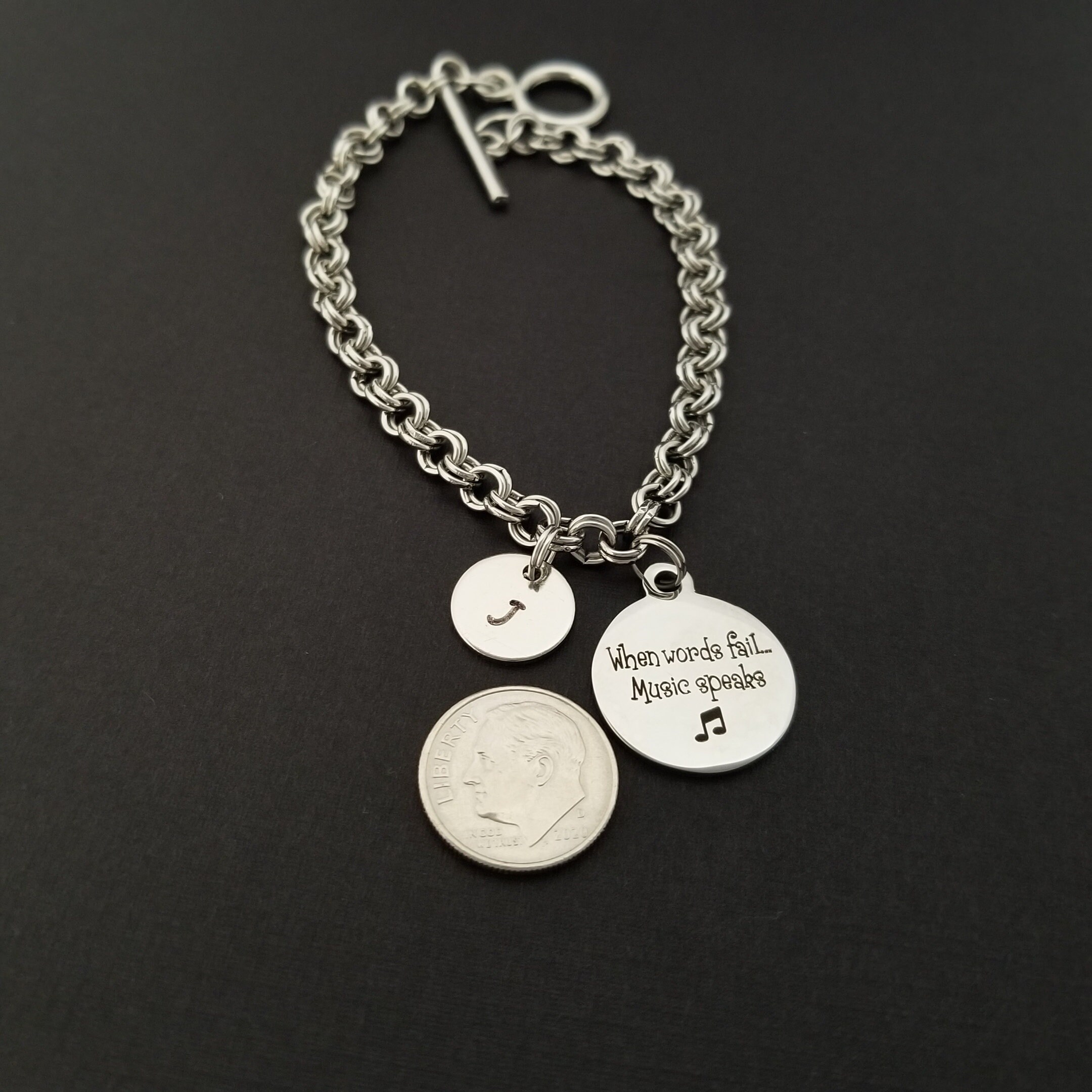 Music Lover Bracelet Musician Bracelet Music Gift Custom - Etsy UK