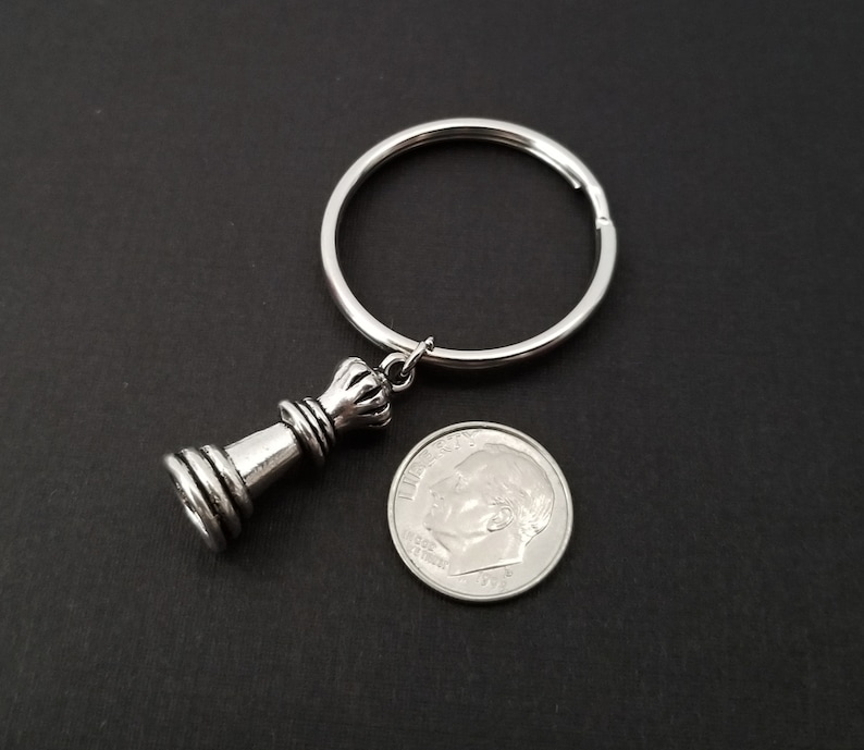 Chess Keychain Custom Gift Silver Keychain 3D Chess - Etsy