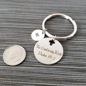 Psalm 18:2 Bible Verse Keychain Custom Gift the Lord is - Etsy