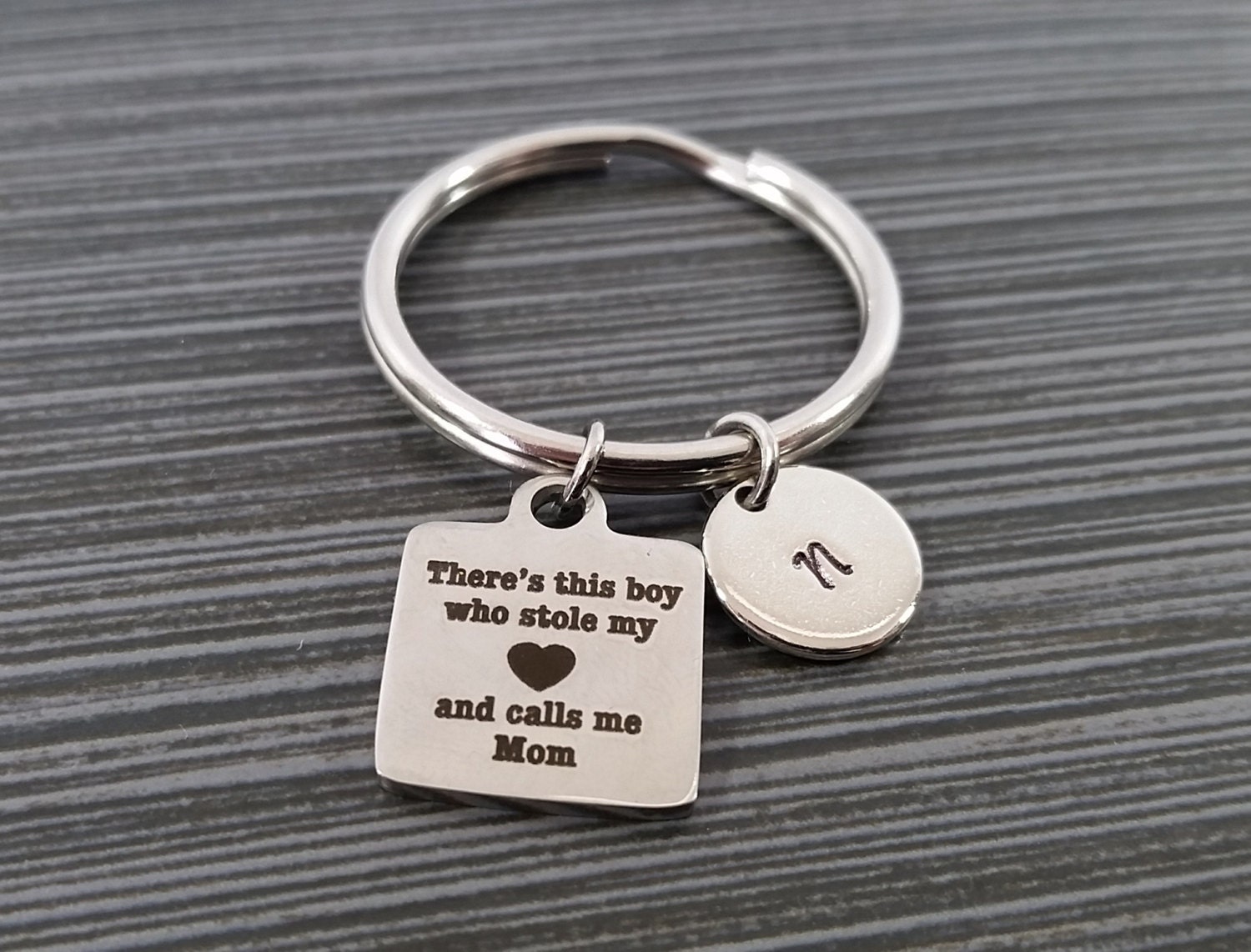 Mother Son Keychain Gift for Mom Custom Gift Mothers Day | Etsy