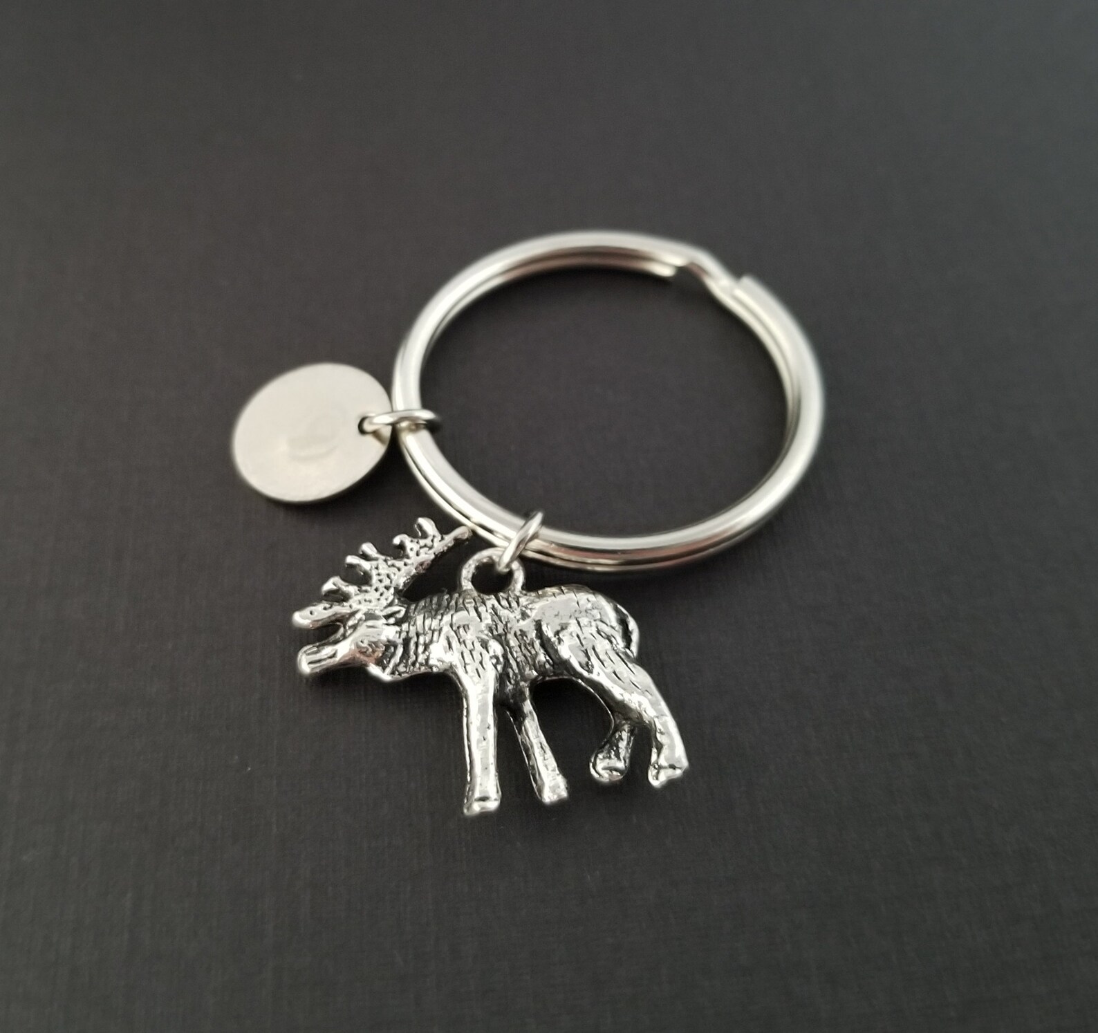 Moose Keychain Moose Keyring Hunting Keychain Moose - Etsy