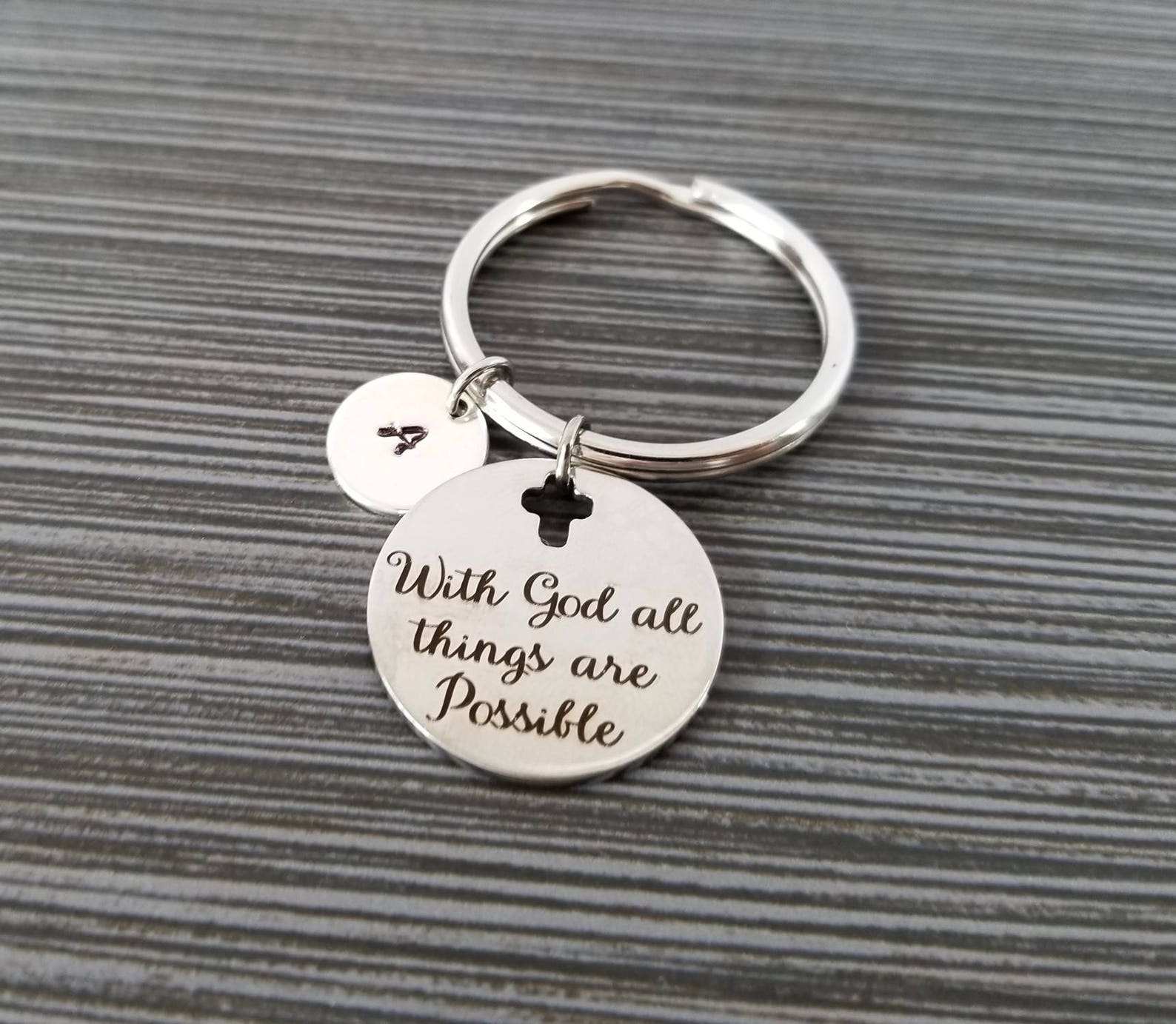 Custom Keychain Bible Verse Keychain Custom Gift With - Etsy