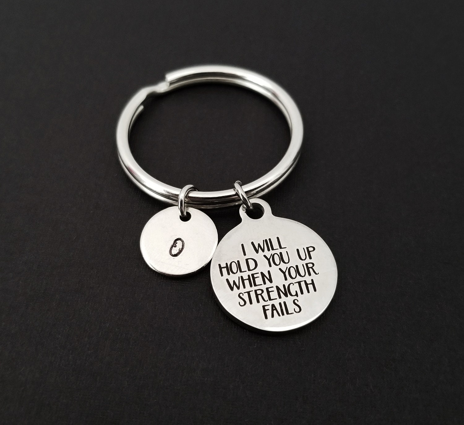 Custom Keychain Bible Verse Keychain Custom Gift I Will | Etsy