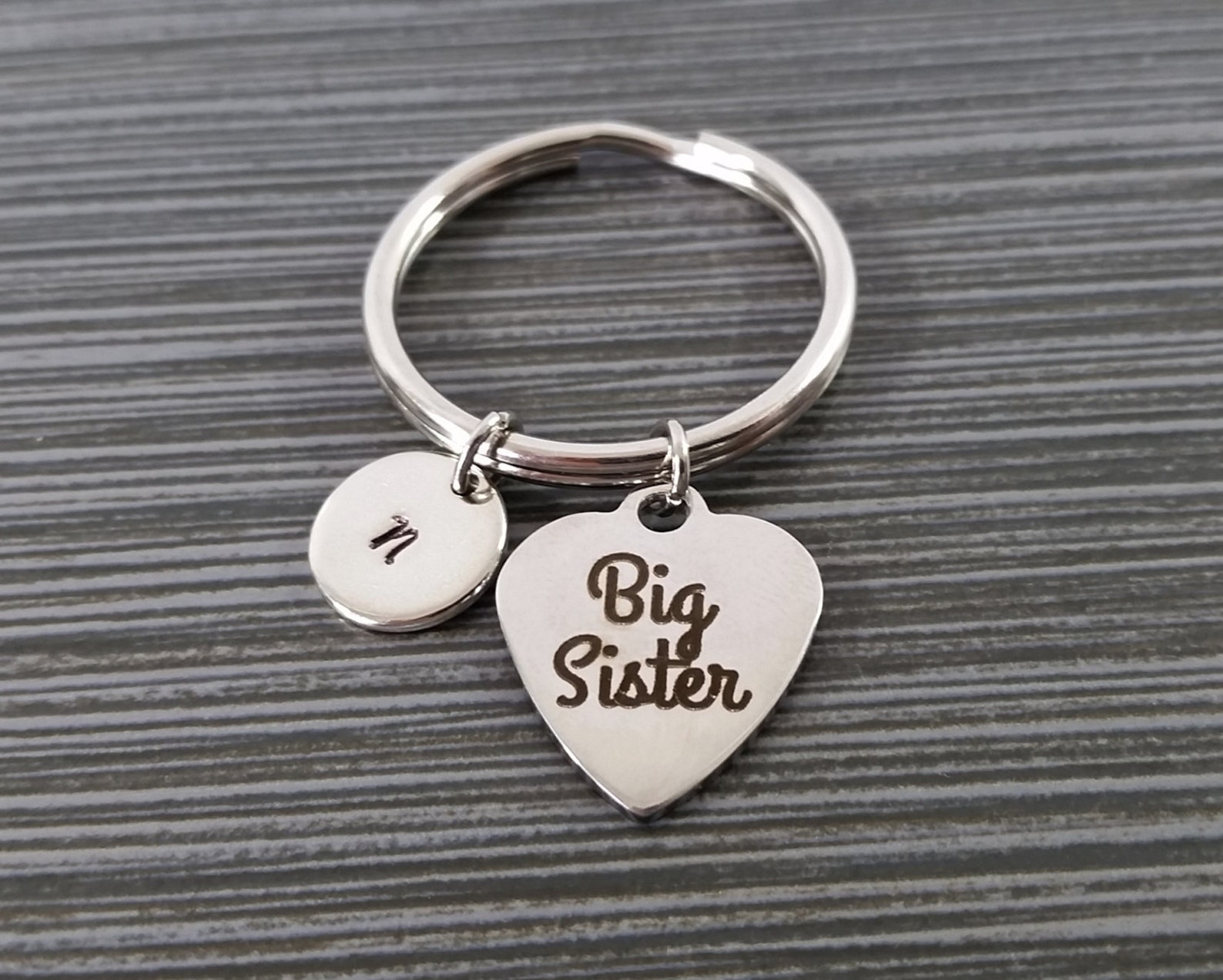 Big Sister Key Chain Little Sister Keychains Gift for | Etsy