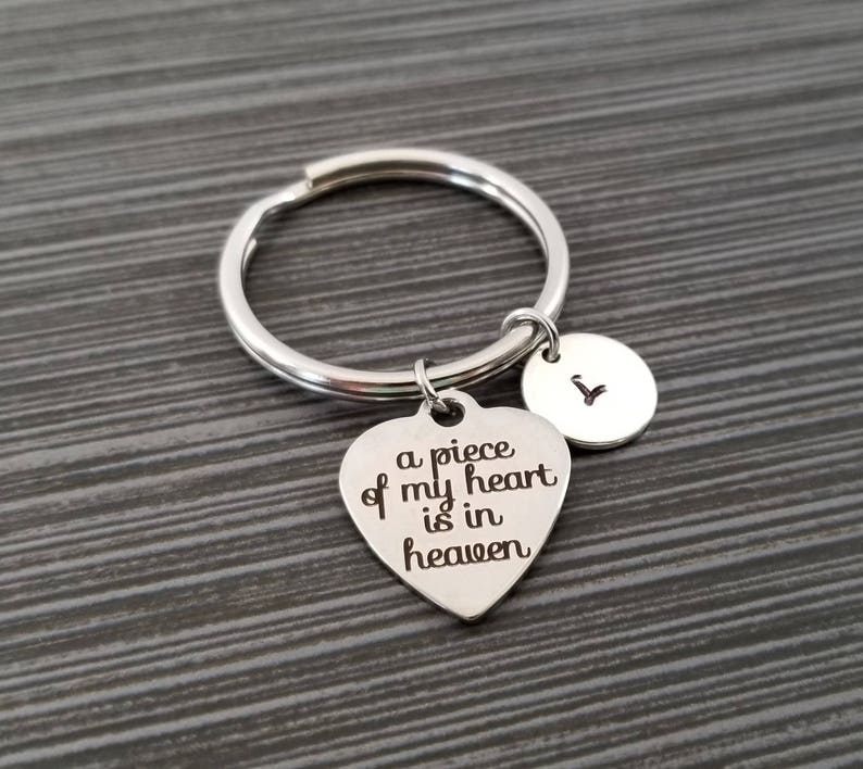 Remembrance Keyring Memorial Keychain Memory Key Ring - Etsy