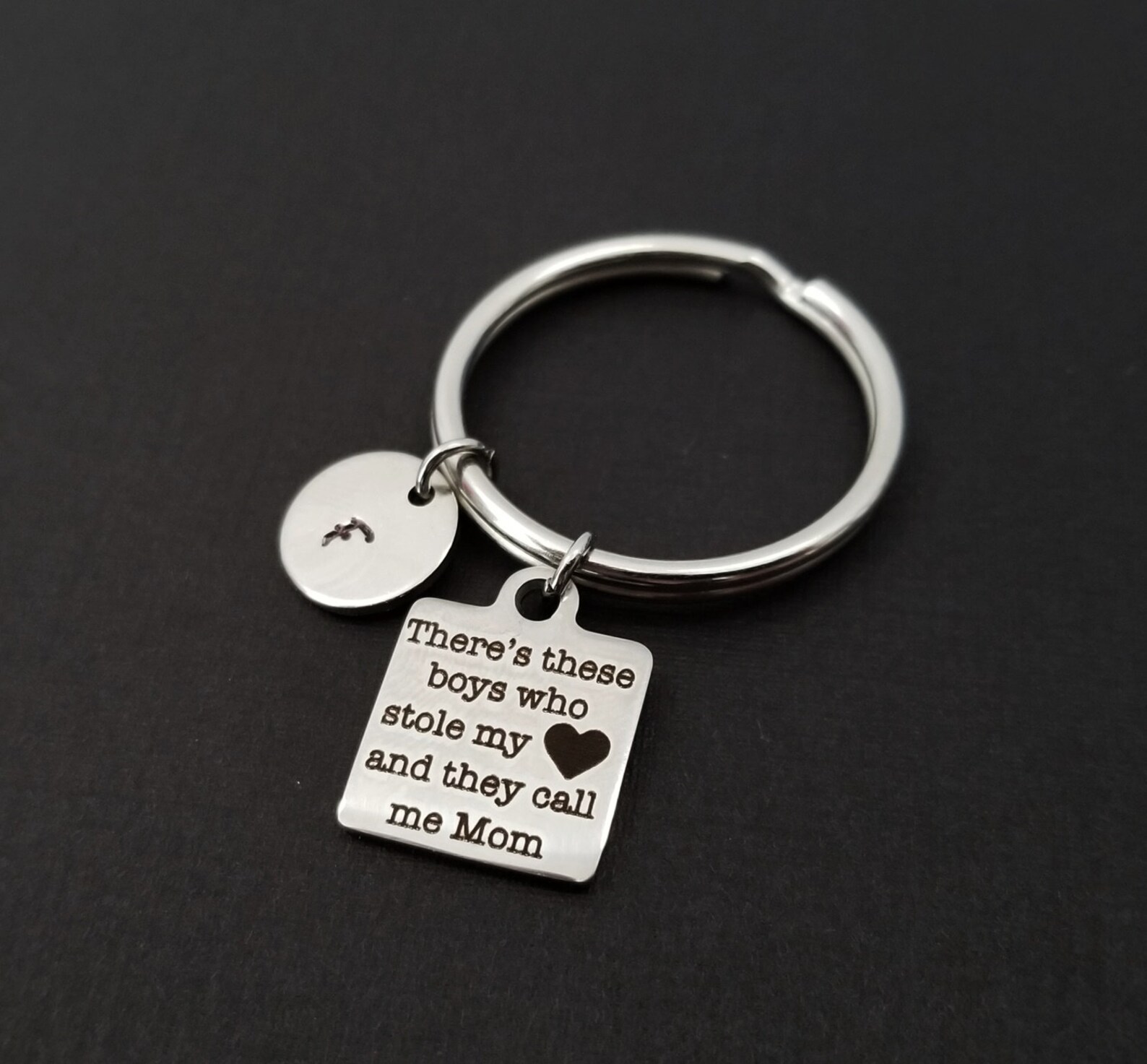 Mother Son Keychain Gift for Mom Custom Gift Mothers Day | Etsy