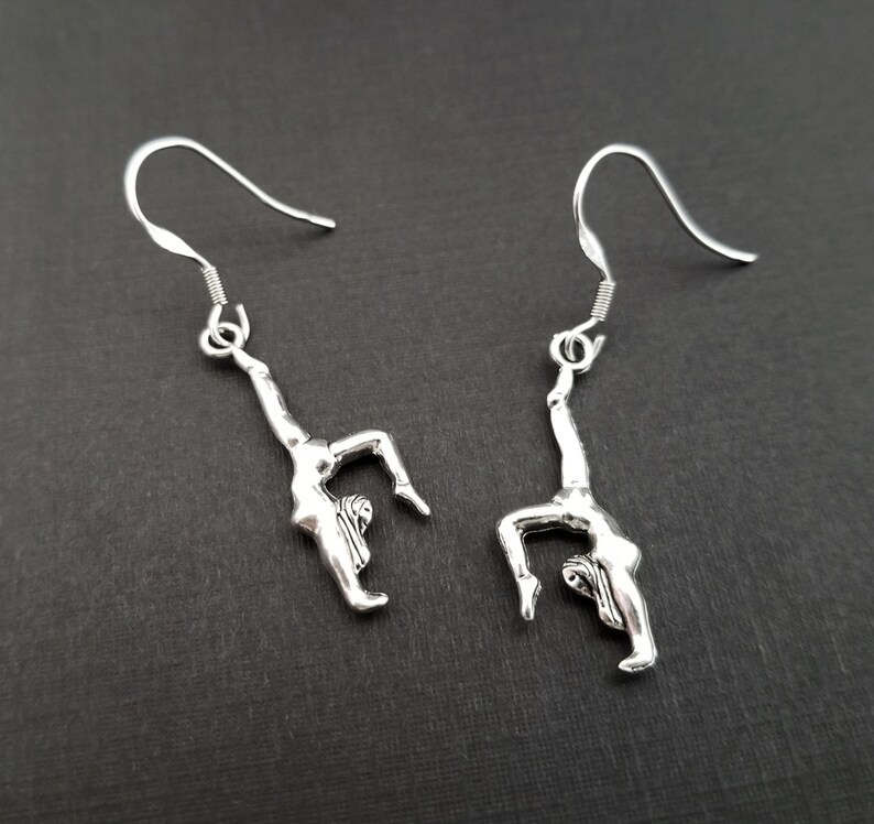 Gymnast Earrings Dancer Earrings Dance Earrings | Etsy