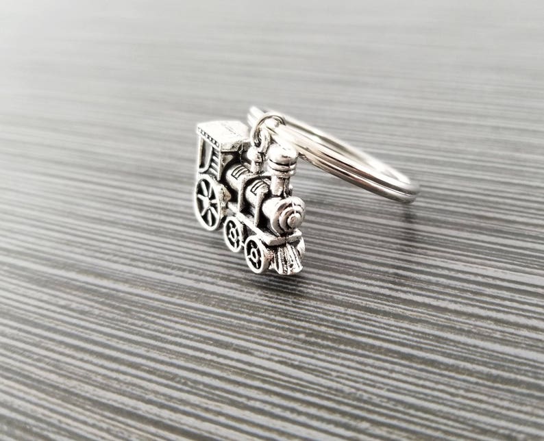 Train Keychain Custom Gift Silver Keychain 3D Train Key | Etsy