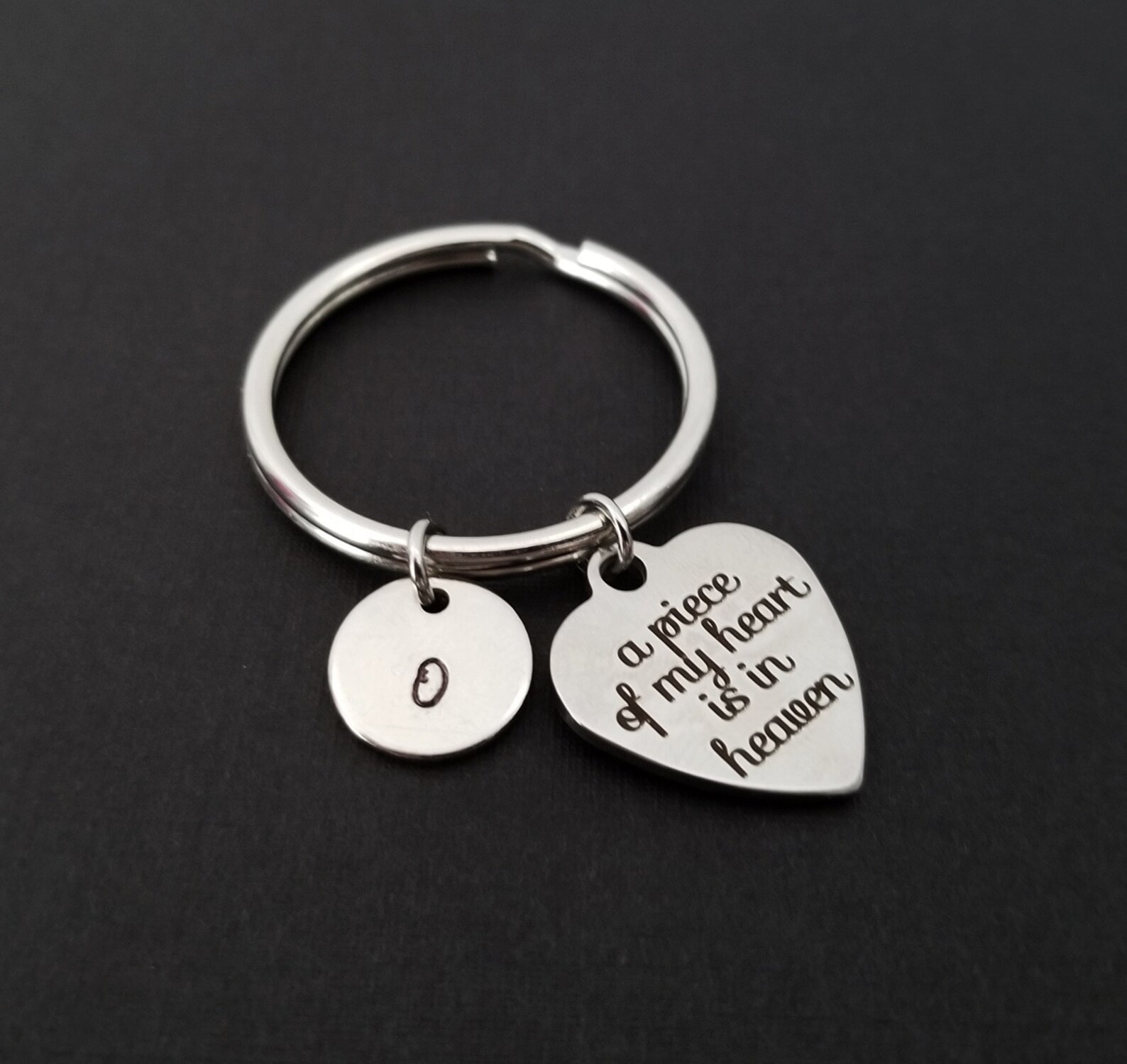 Remembrance Keyring Memorial Keychain Memory Key Ring - Etsy