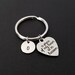 Remembrance Keyring Memorial Keychain Memory Key Ring Bereavement Gift ...