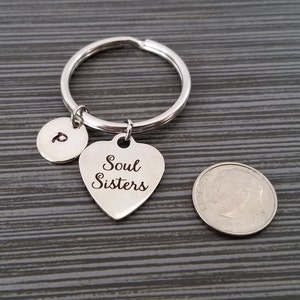 Two Soul Sisters Keychains Soul Sister Keychains Gift for - Etsy