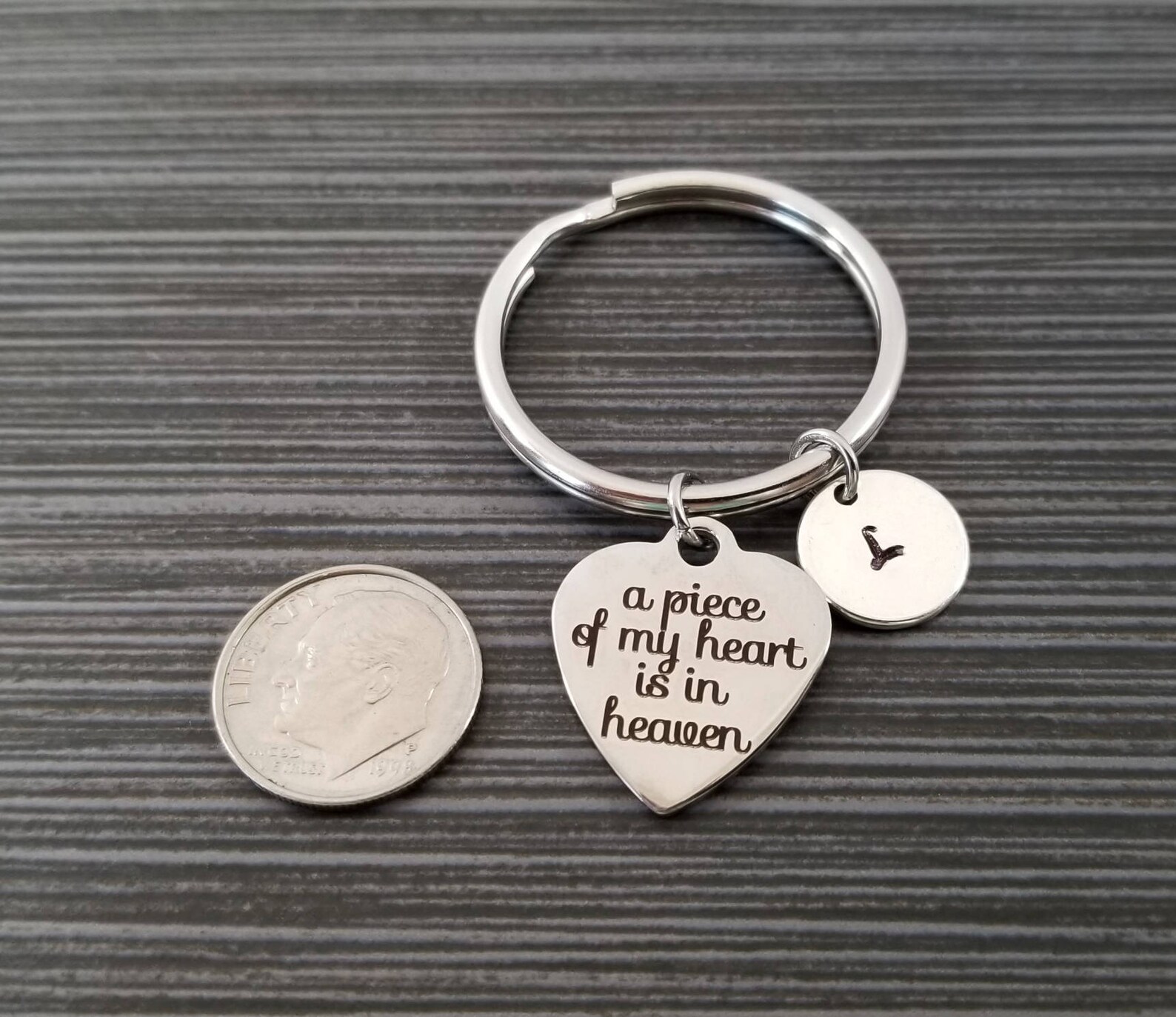 Remembrance Keyring Memorial Keychain Memory Key Ring - Etsy