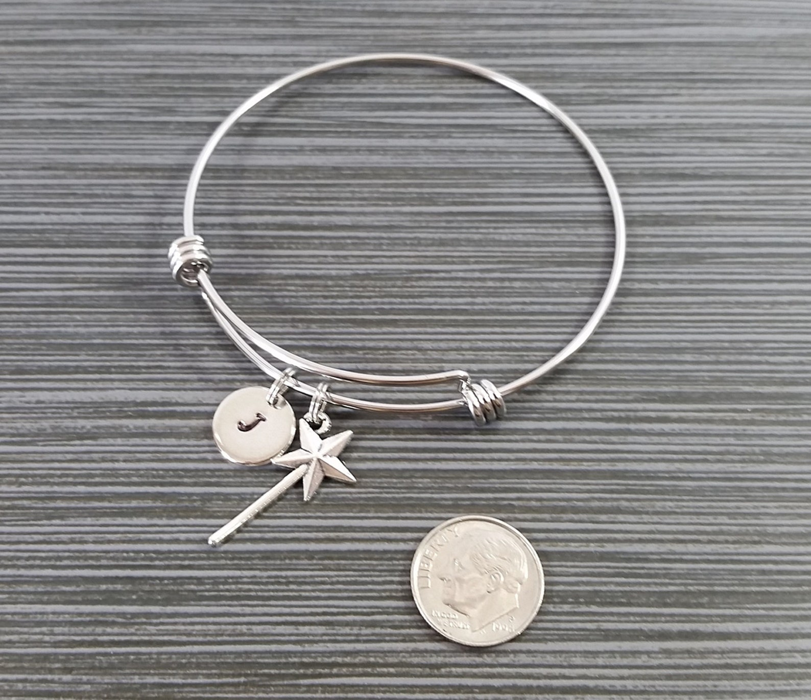 Fairy Wand Bangle Magic Wand Charm Bracelet Expandable - Etsy