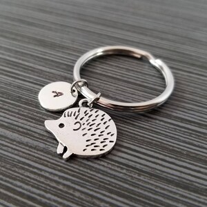 Hedgehog Keychain - Hedgehog Key Chain - Best Friend Gift - Hedgehog ...