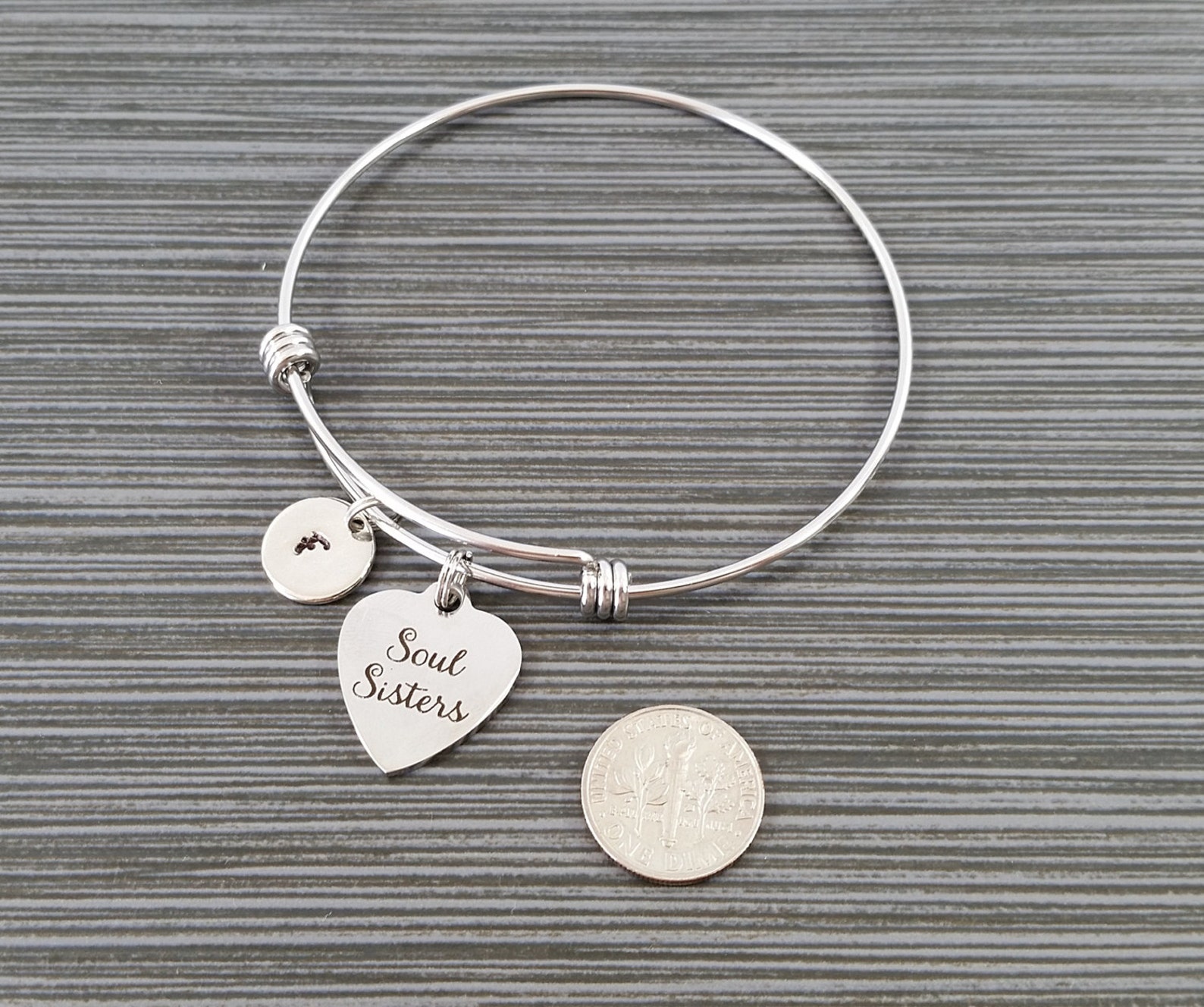 Soul Sister Bracelet Soul Sister Bangle Expandable Charm | Etsy