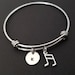 Music Note Bracelet - Band Student Bracelet - Personalized Bracelet ...