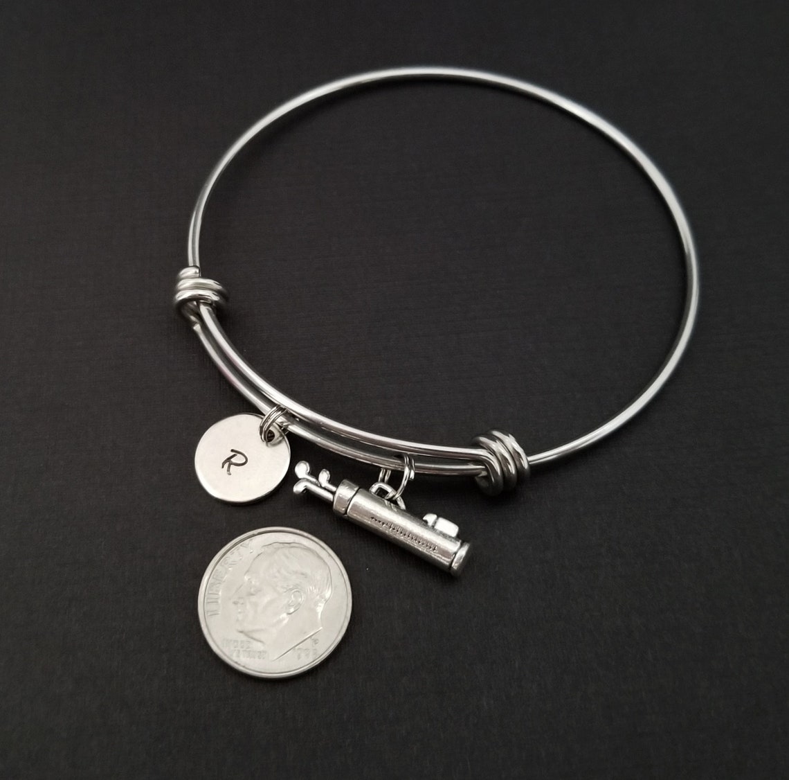 Golf Club Bracelet Expandable Bangle Golf Charm Bracelet - Etsy