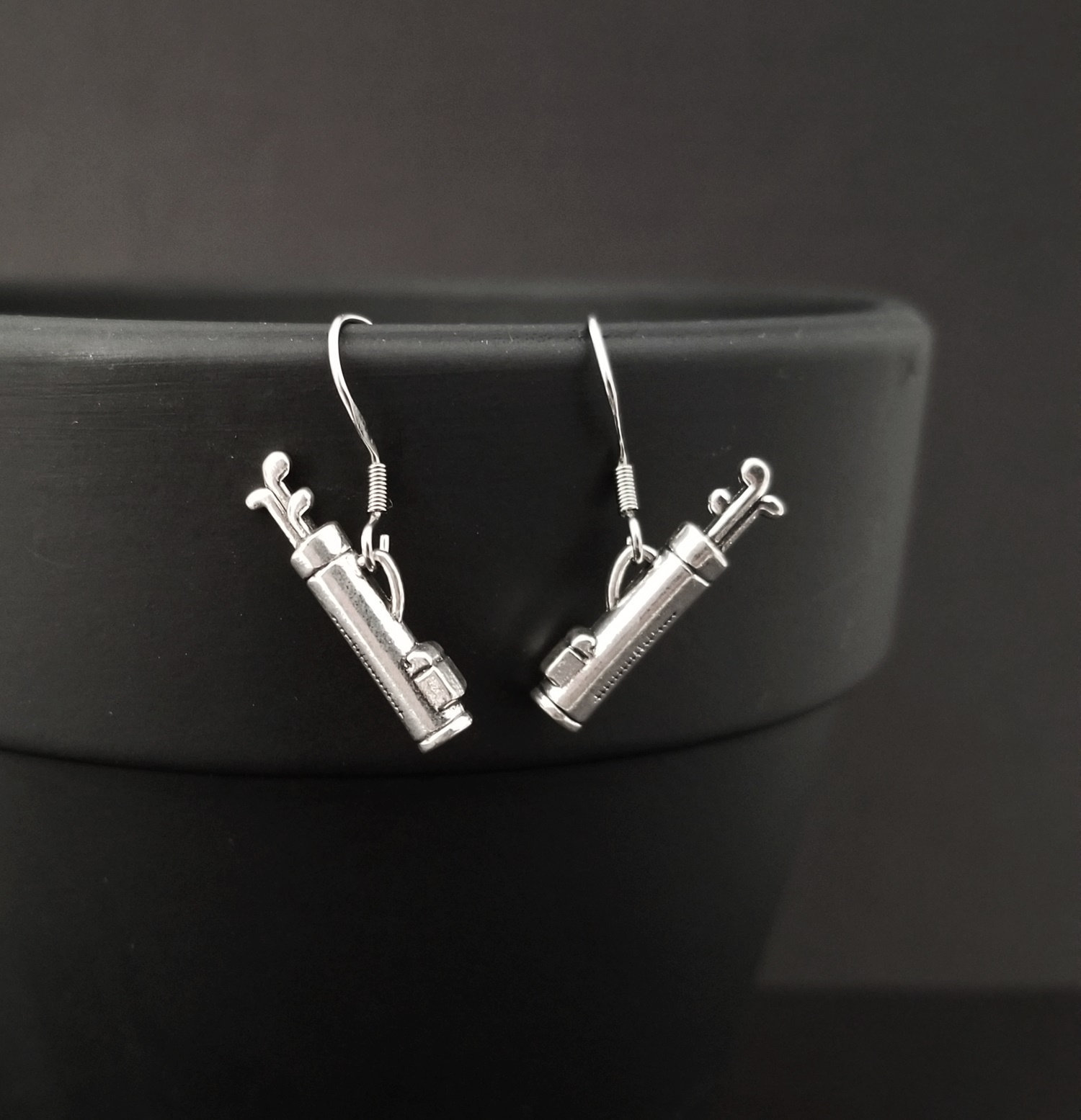 Golf Club Earrings Golfer Charm Earrings Caddy Gift Golf - Etsy