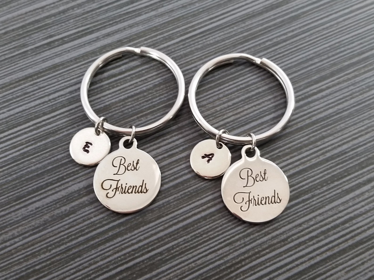 Two Best Friends Keychains Best Friends Key Chains Gift - Etsy