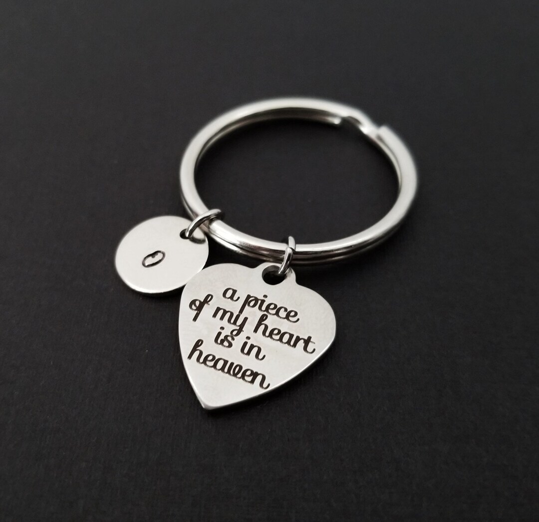 Remembrance Keyring Memorial Keychain Memory Key Ring Bereavement Gift ...