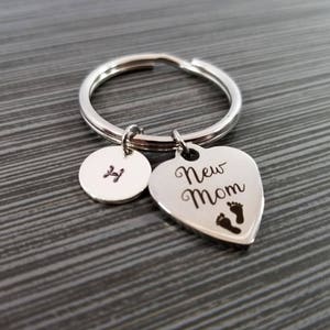 New Mom Keychain Gift for Mom Custom Gift Mothers Day - Etsy