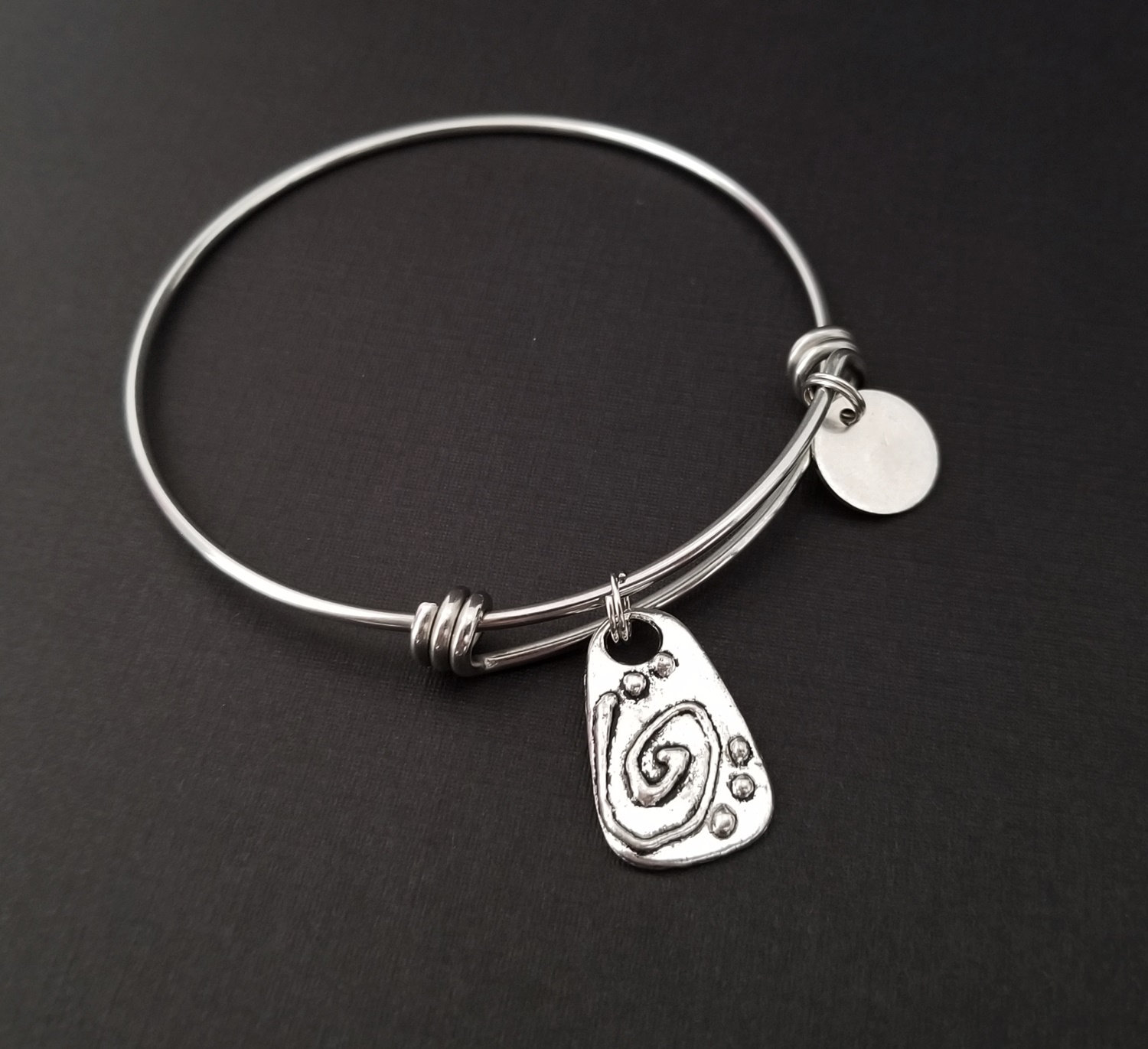 Balance Bangle Bracelet Balance Charm Bracelet Yoga | Etsy