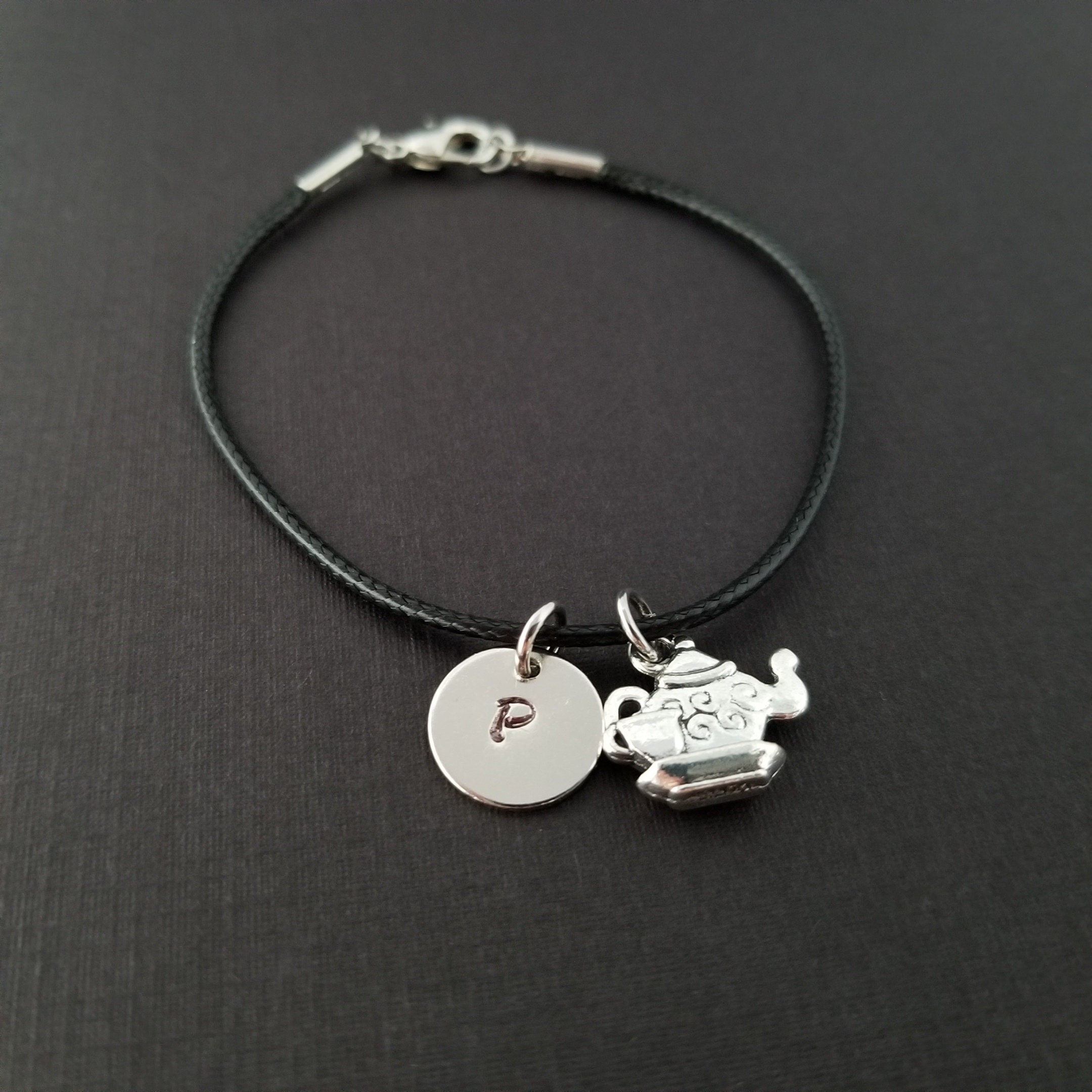 Teapot Bracelet Teapot Charm Bracelet Tea Bracelet - Etsy UK