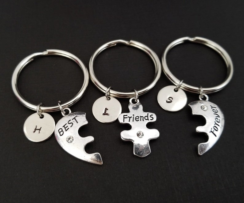 Best Friends Forever Key Chain Best Friend Keychain Gift - Etsy