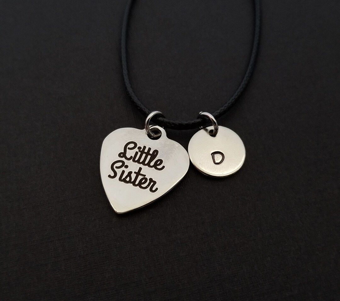 Cord Charm Bracelet Cord Bracelet Black Bracelet Little Sister Bracelet ...