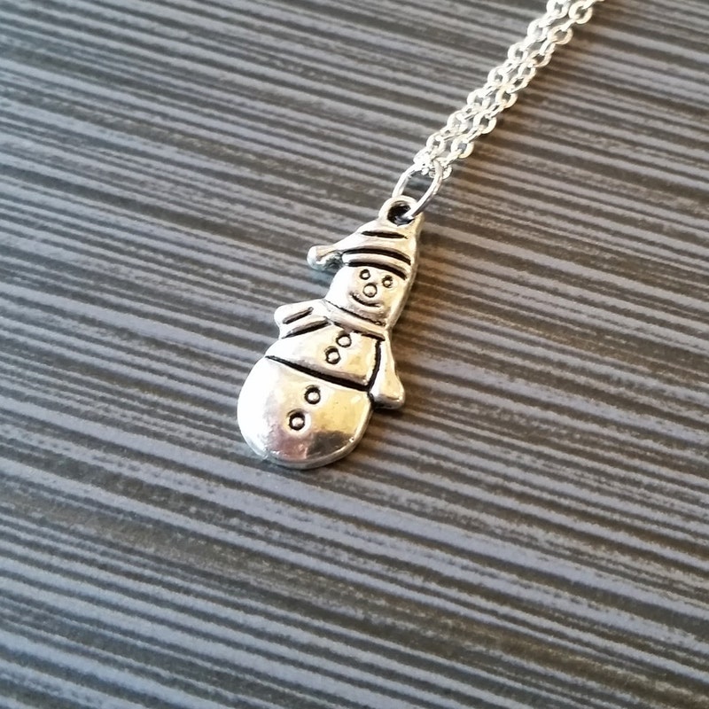 Snowman Necklace - Etsy