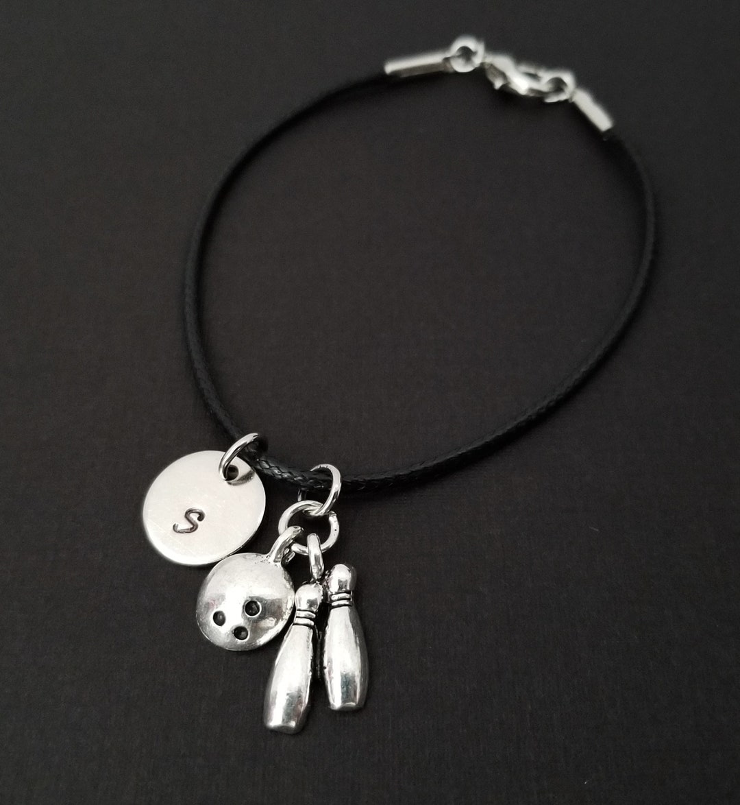 Cord Bracelet - Bowling Bracelet - Sports Bracelet - Bowling Bangle ...